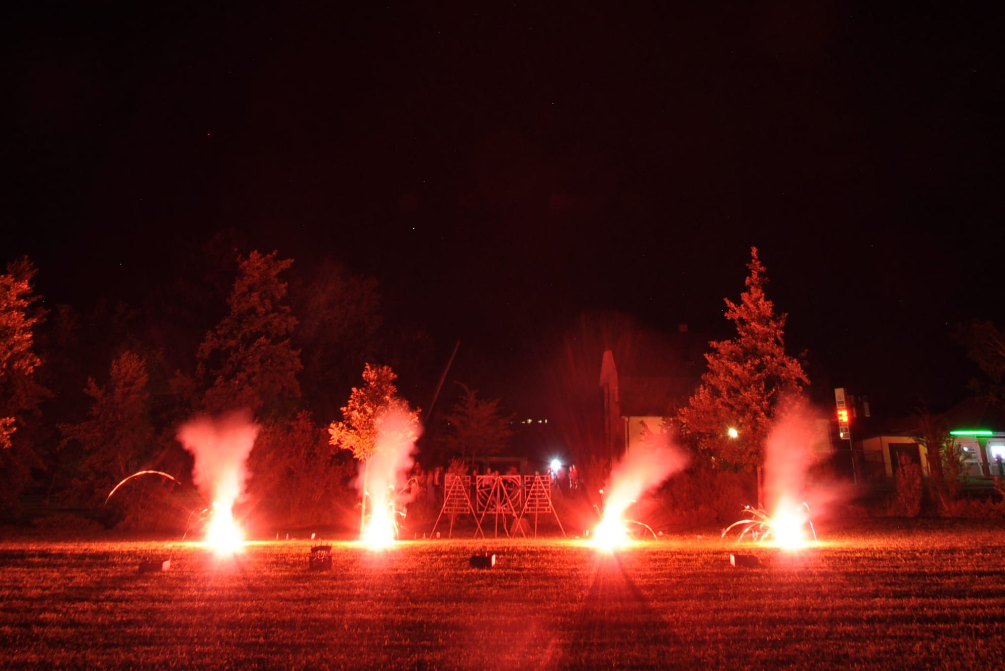 Pyrotechnische Beleuchtung - Bengalisches Feuer | Lichterwerk Feuerwerke